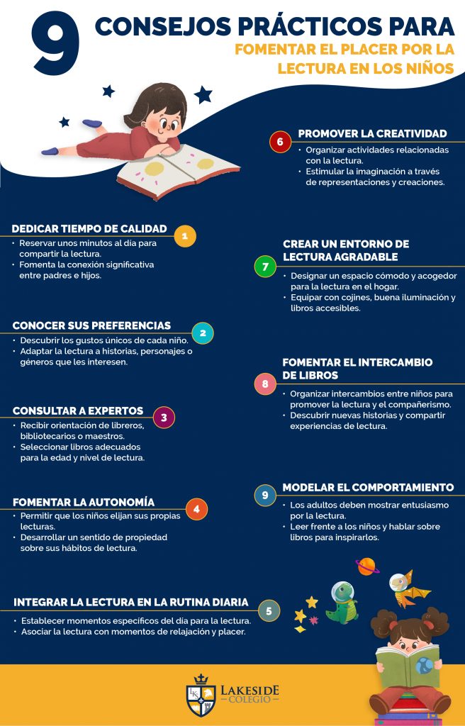 9 Consejos para Fomentar La Lectura en Los Niños - Colegio Lakeside